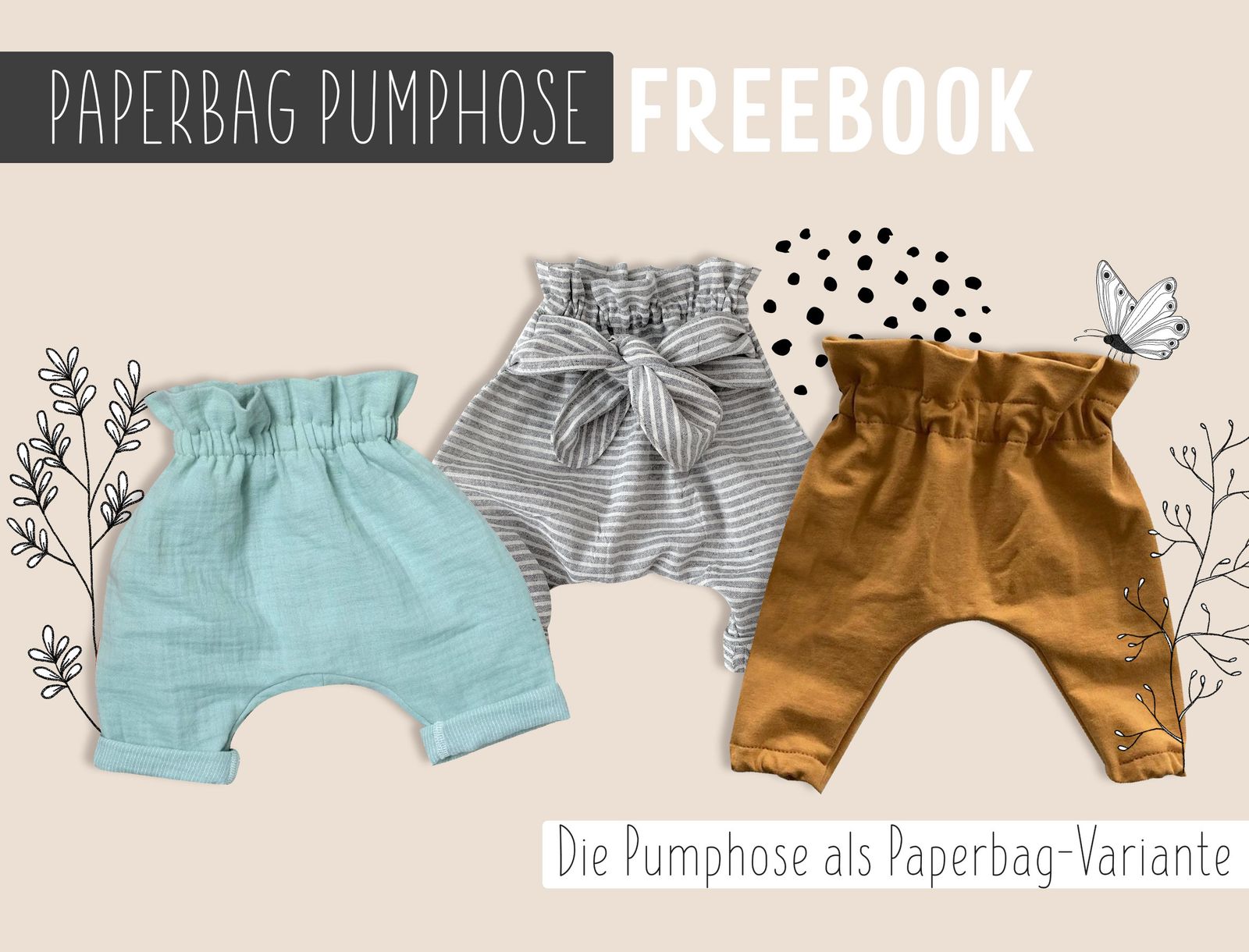 FREEBOOK & PATTERN HACK: Paperbag Hose